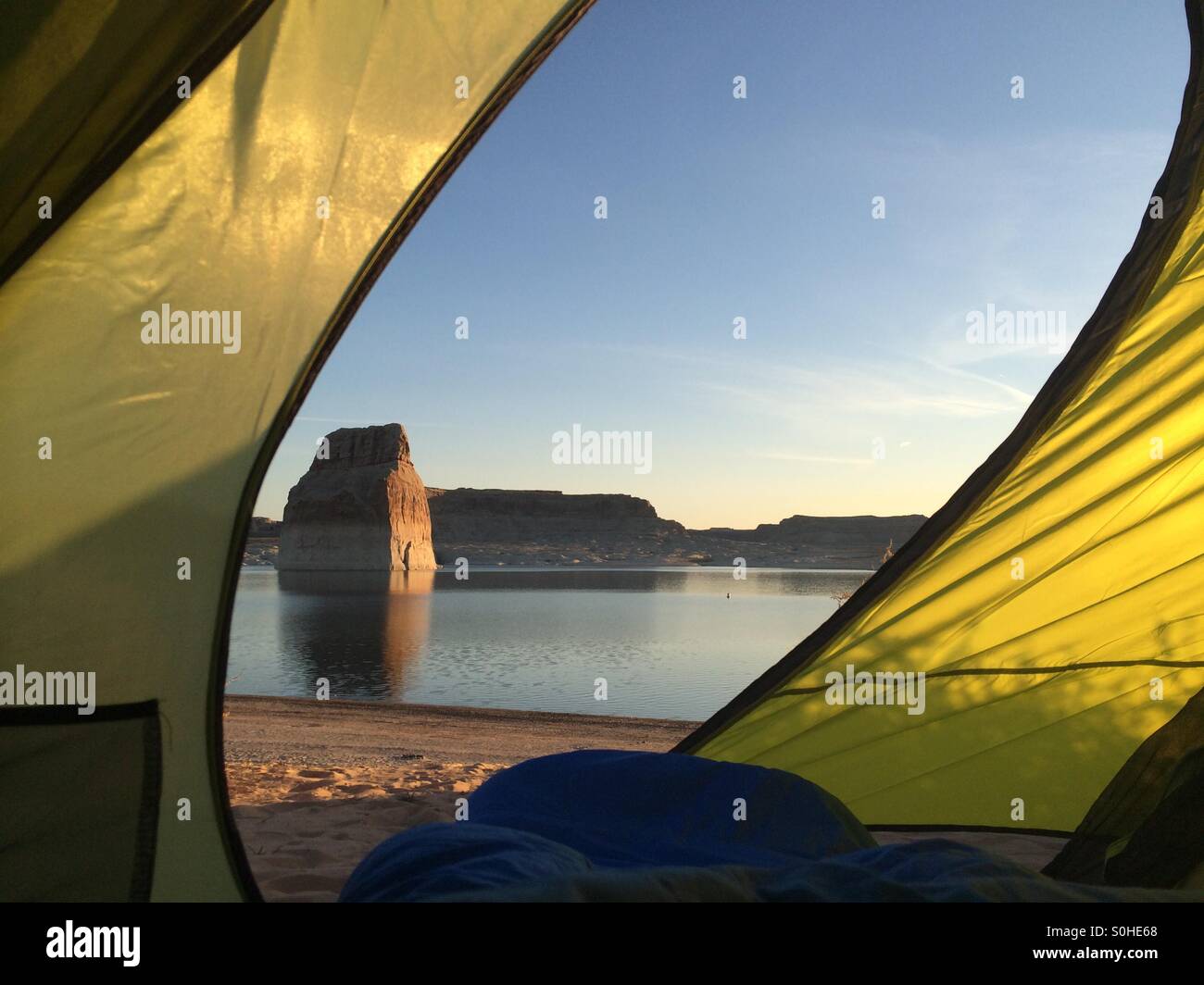 Glamping lake hi-res stock photography and images - Alamy