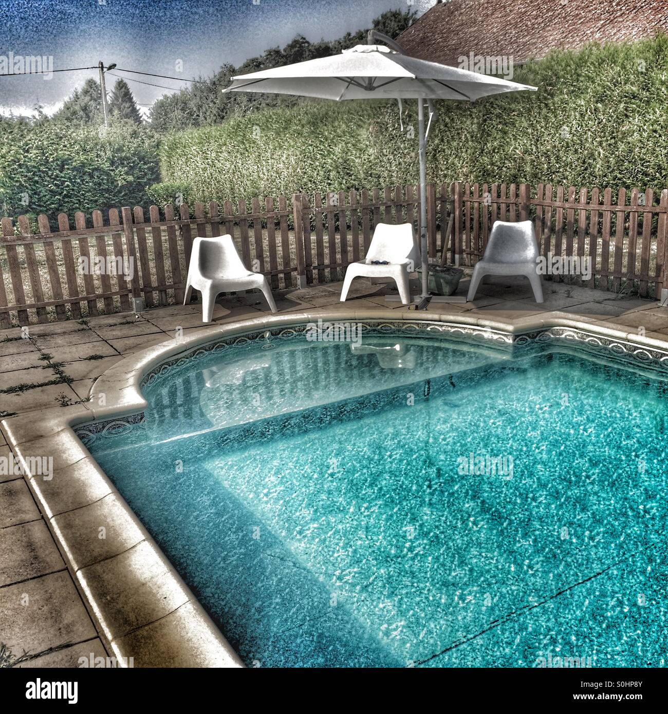 Swimming pool france hi-res stock photography and images - Alamy