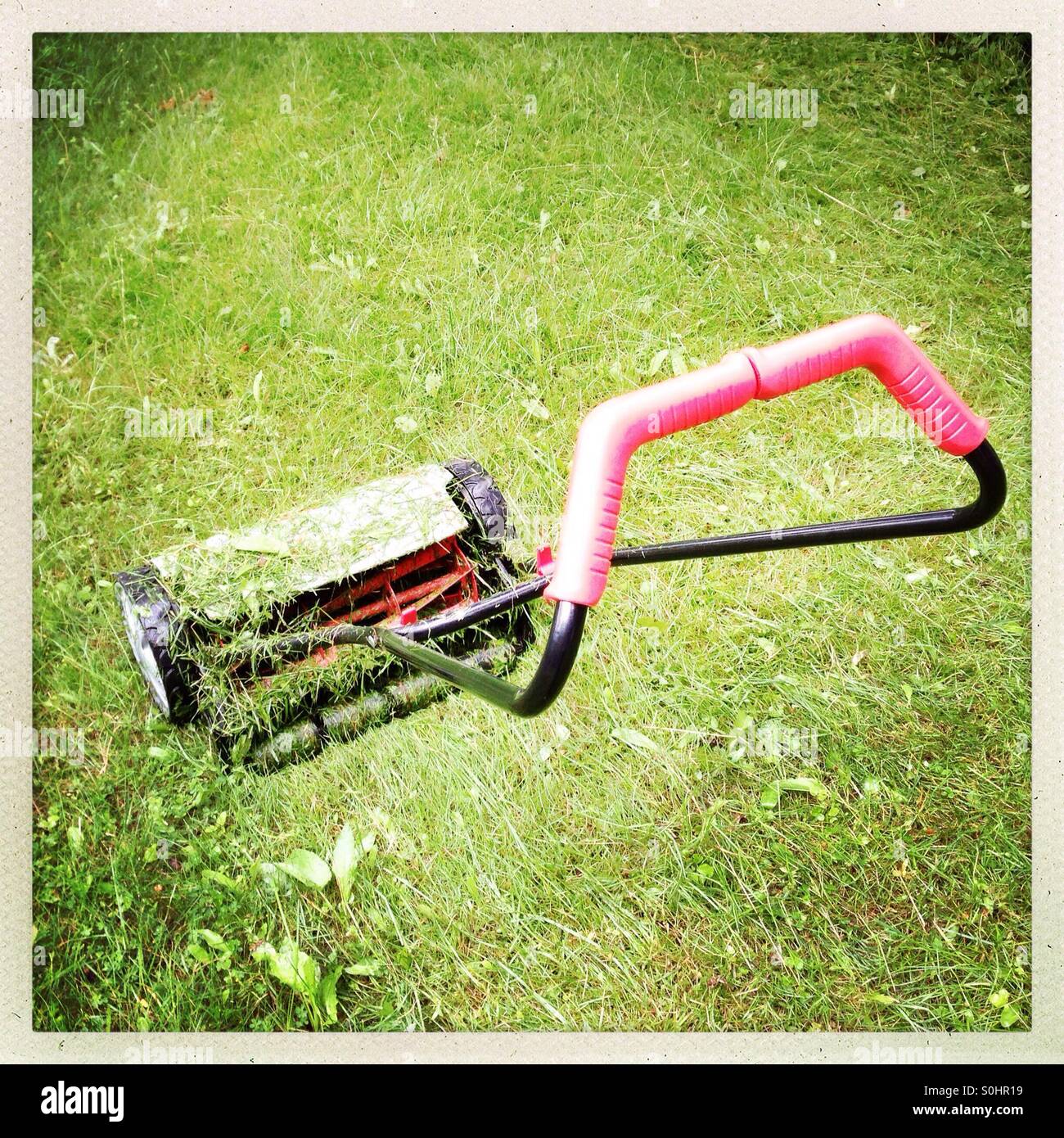 Hand mower hi-res stock photography and images - Alamy