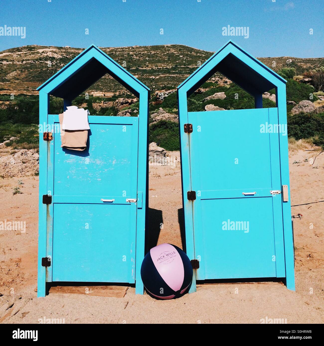 Beach Changing Huts High Resolution Stock Photography and Images - Alamy