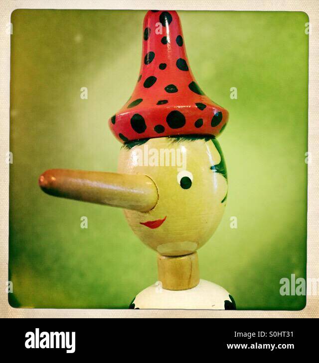 Pinocchio head hi-res stock photography and images - Alamy