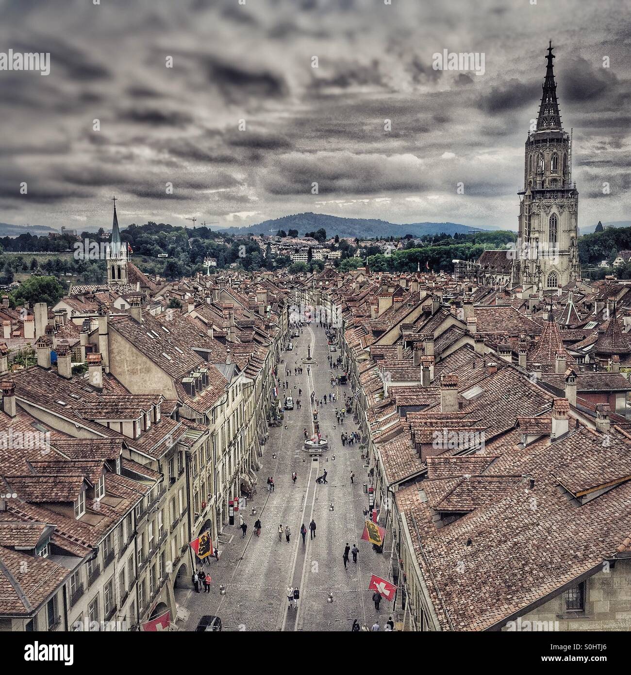 Old city of Berne, a UNESCO World Heritage Site Stock Photo - Alamy