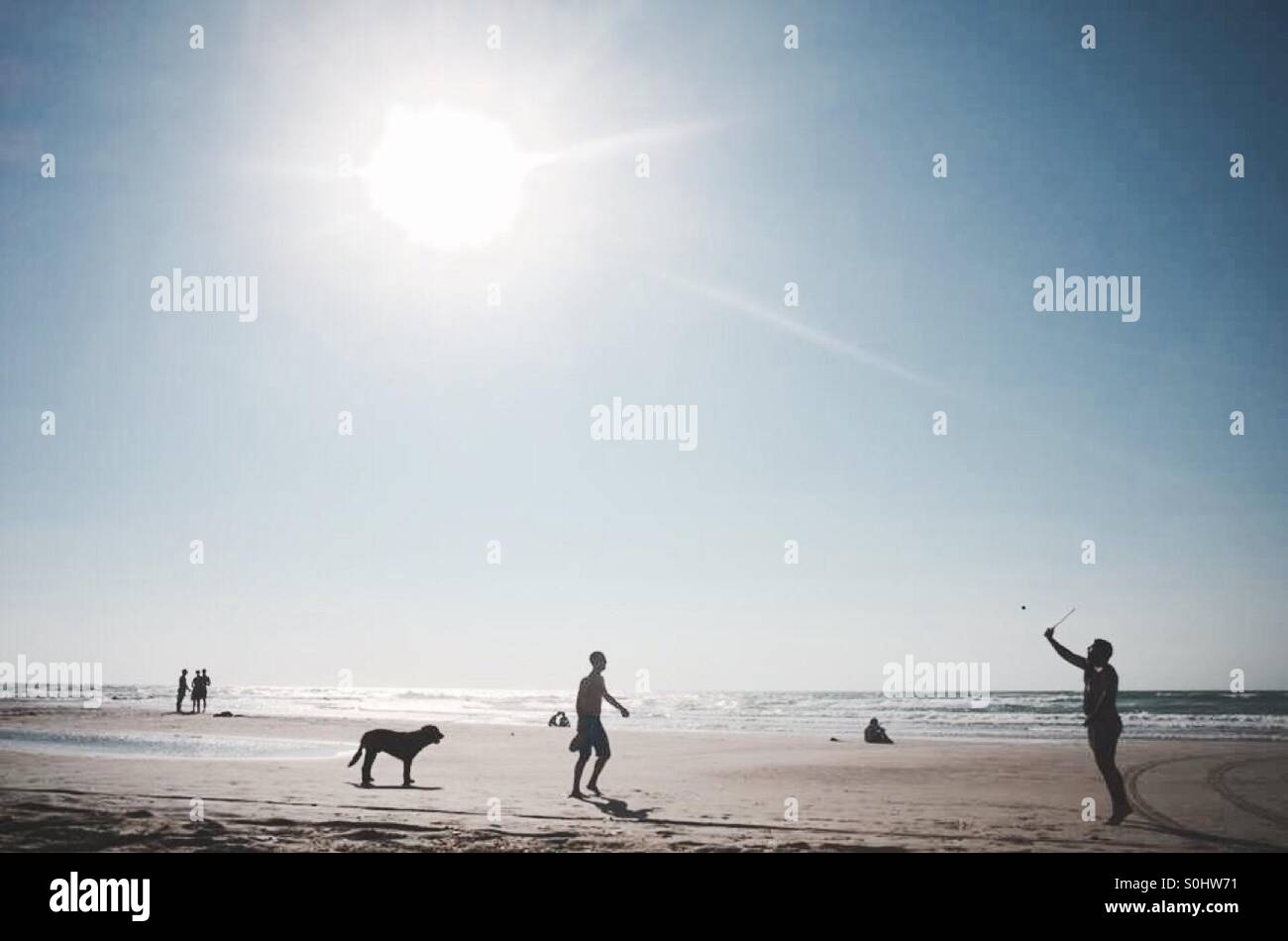 Matkot beach not woman not women hi-res stock photography and images ...