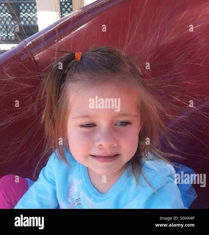Static electricity and hair hi-res stock photography and images - Alamy