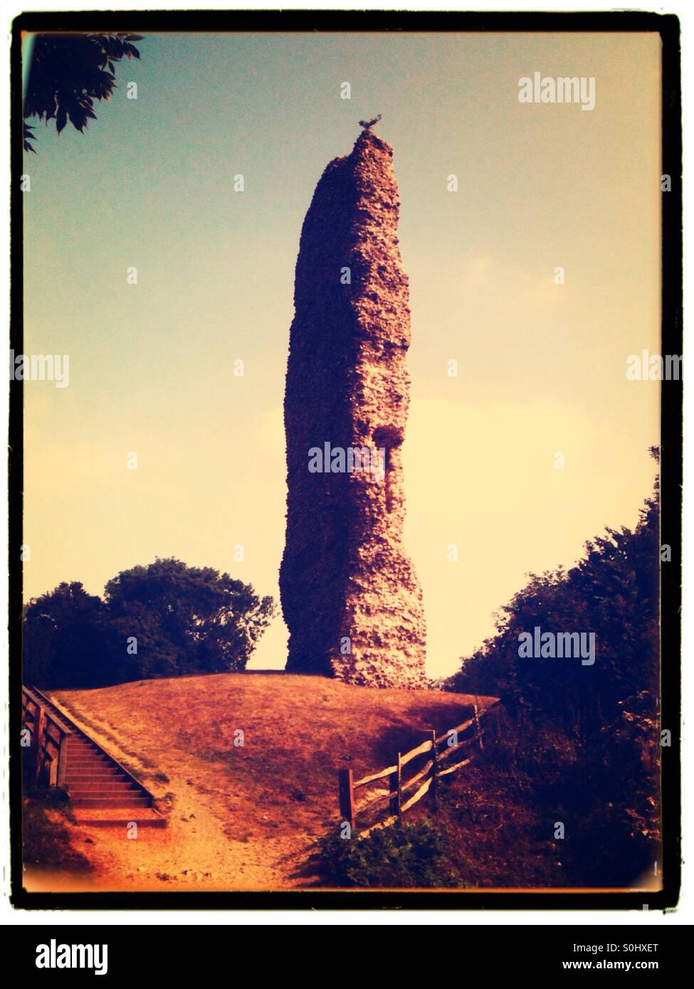 Bramber castle in West Sussex Stock Photo - Alamy