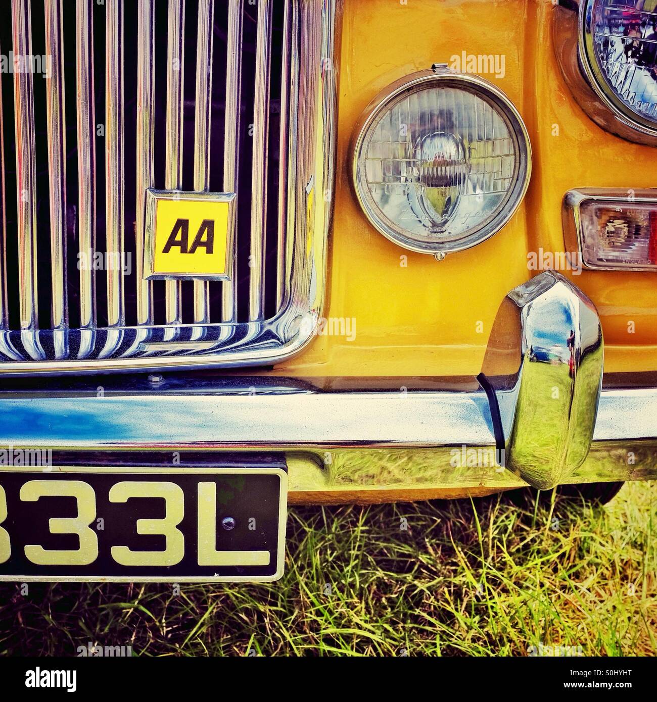 Old aa car badge hi-res stock photography and images - Alamy