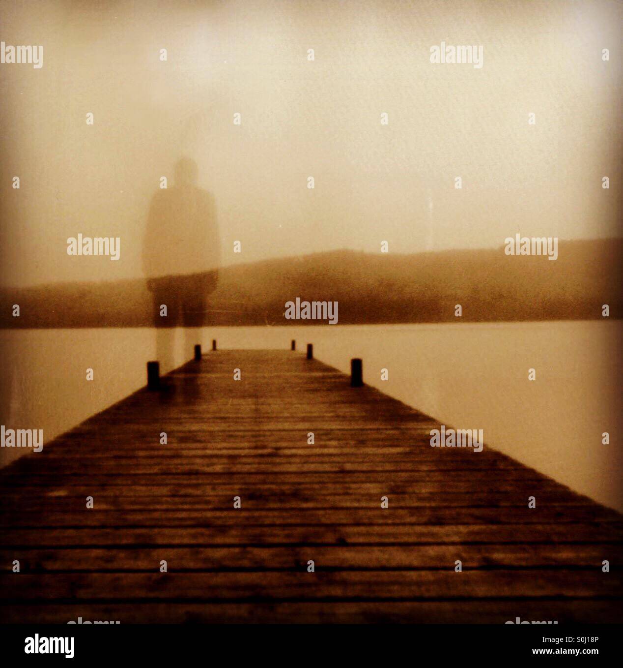 Disappearing man hi-res stock photography and images - Alamy