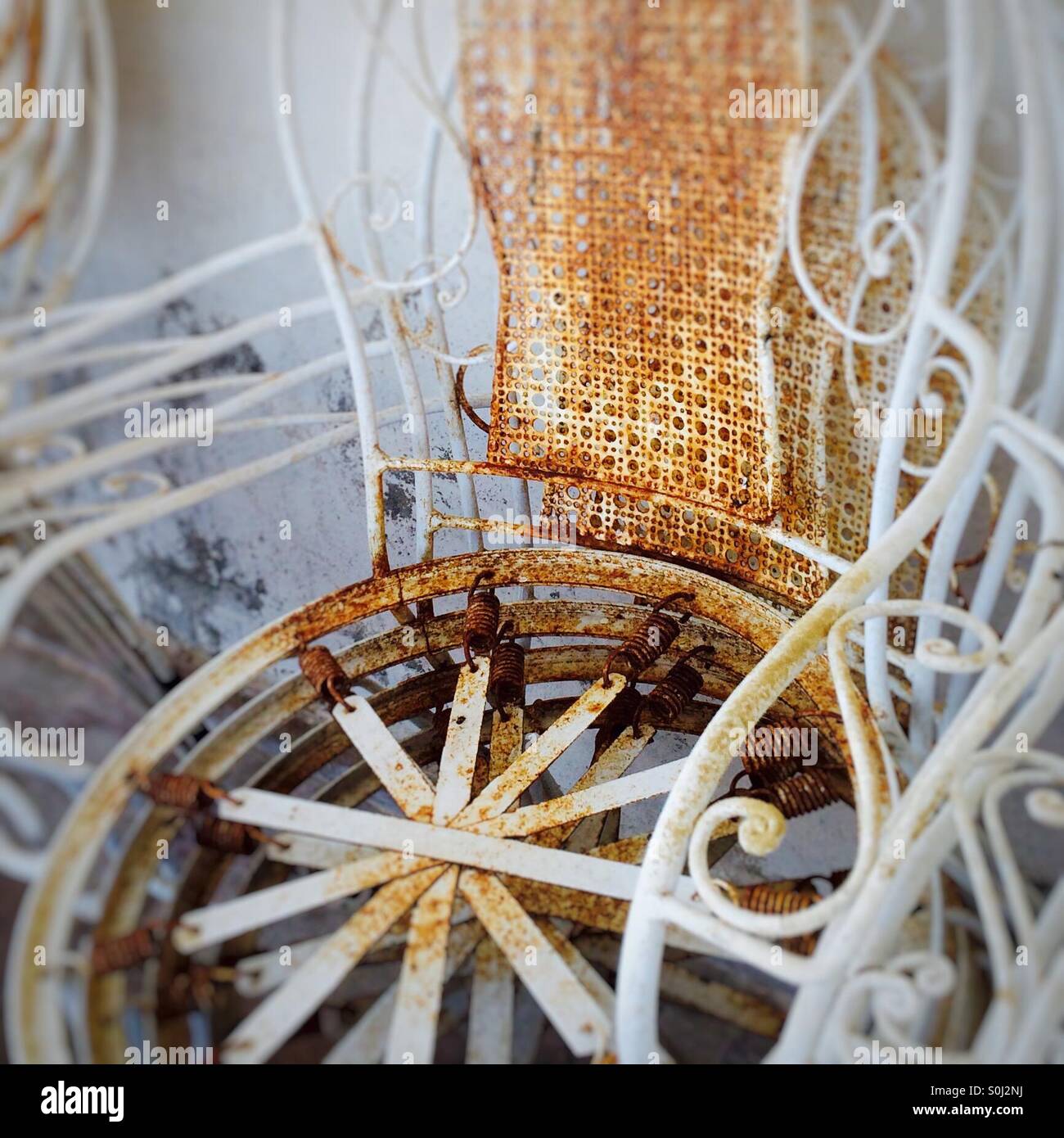 Old rusty chairs hi-res stock photography and images - Alamy