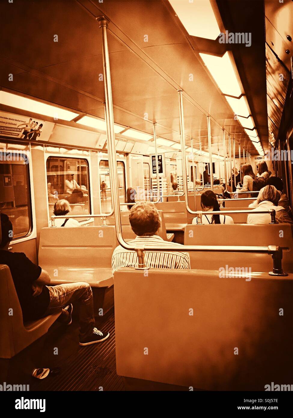 Metro in Helsinki Stock Photo - Alamy