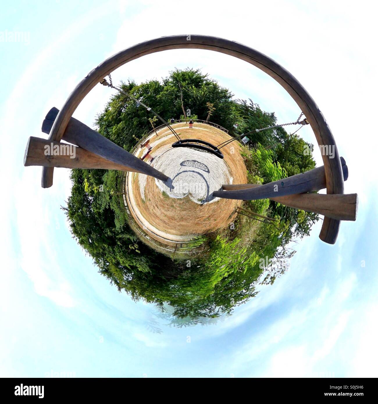 Playground, view from above Stock Photo - Alamy