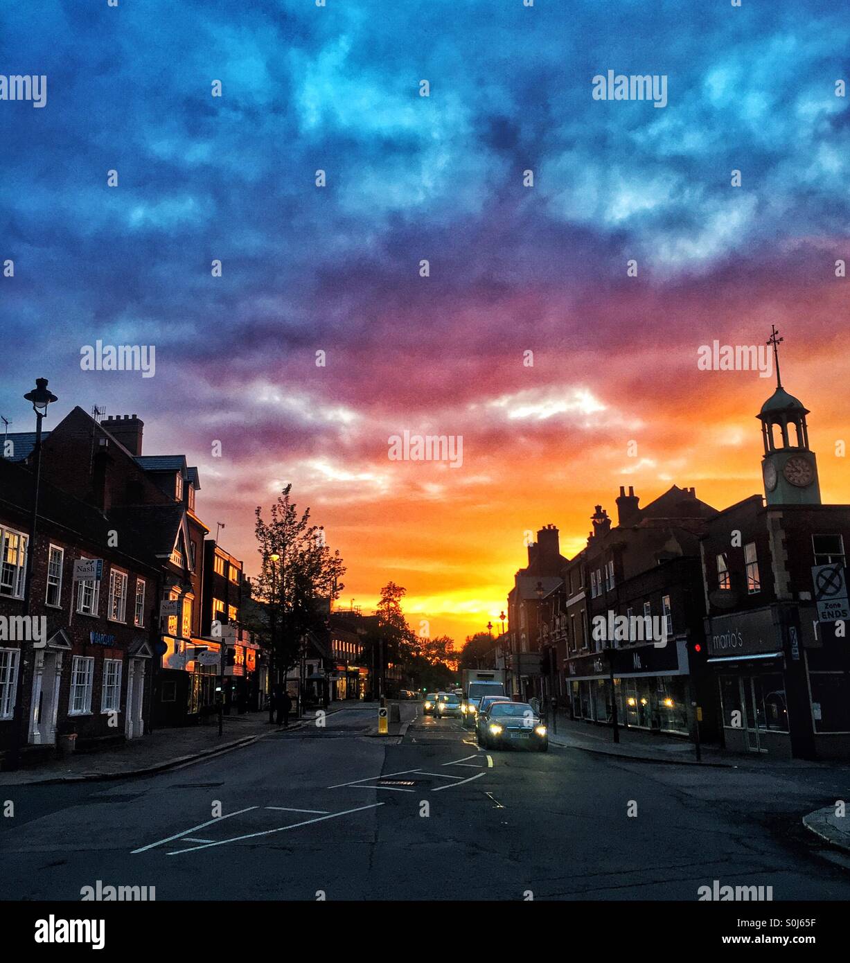 Berkhamsted high street hertfordshire hi-res stock photography and ...