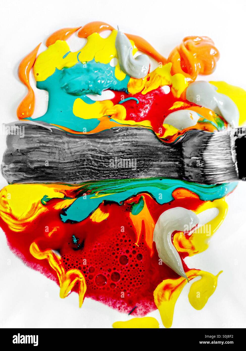 Paint Your Own Path Stock Photo - Alamy