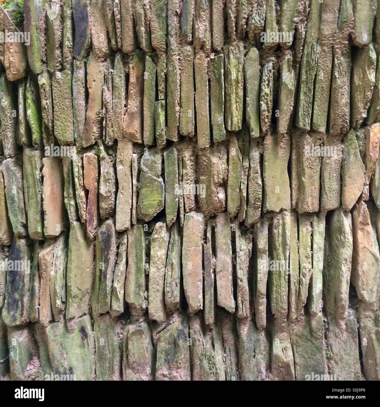 Cornish stone wall Stock Photo - Alamy