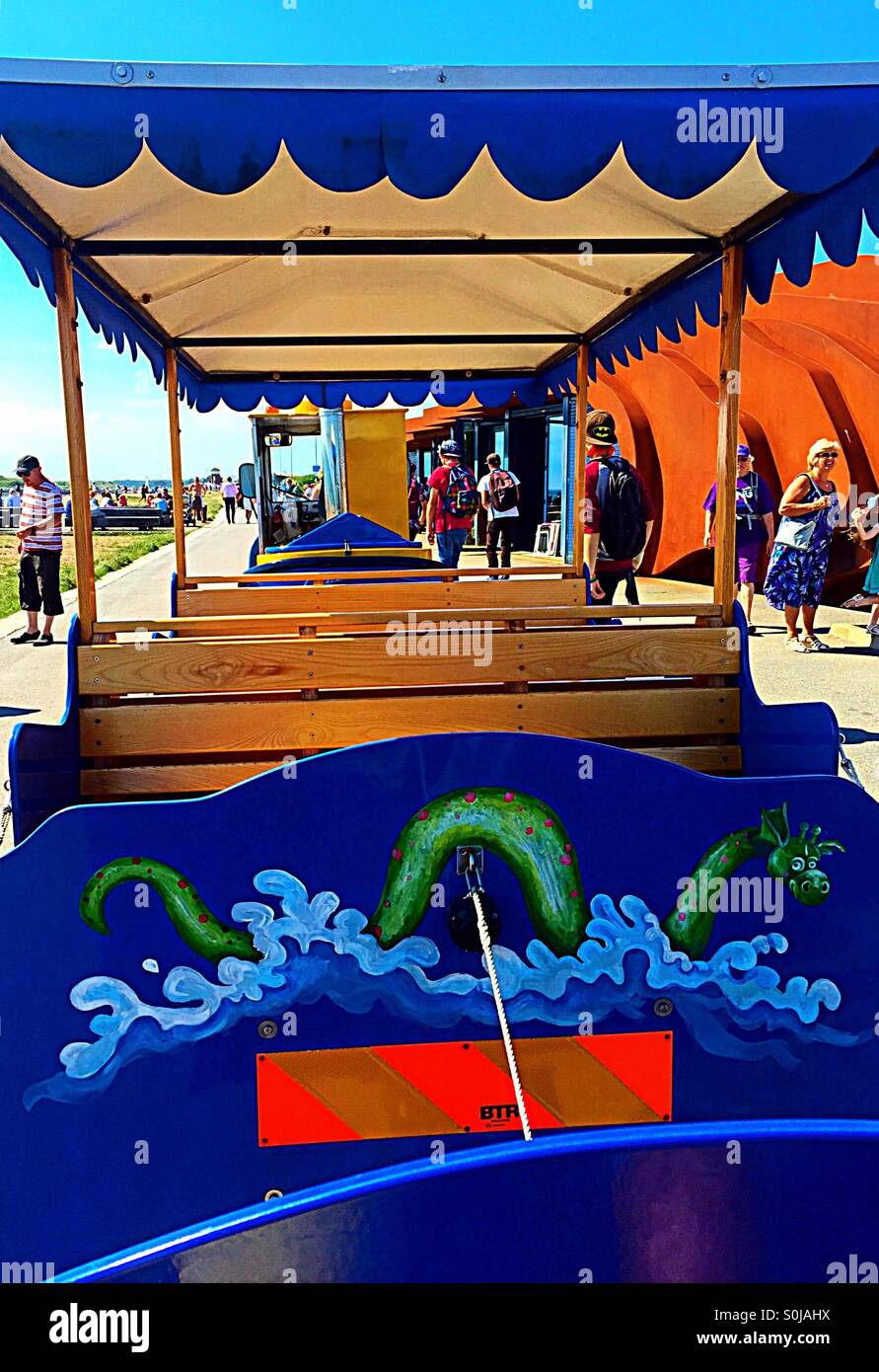 On board the amazing boat train at Littlehampton Stock Photo - Alamy