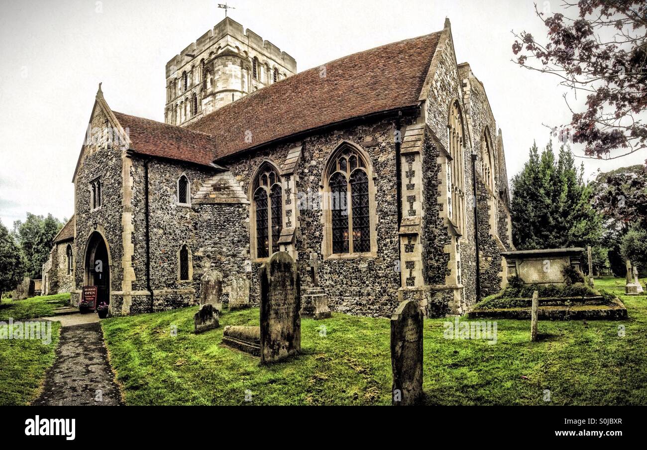 St Clement's Church, Sandwich Stock Photo - Alamy