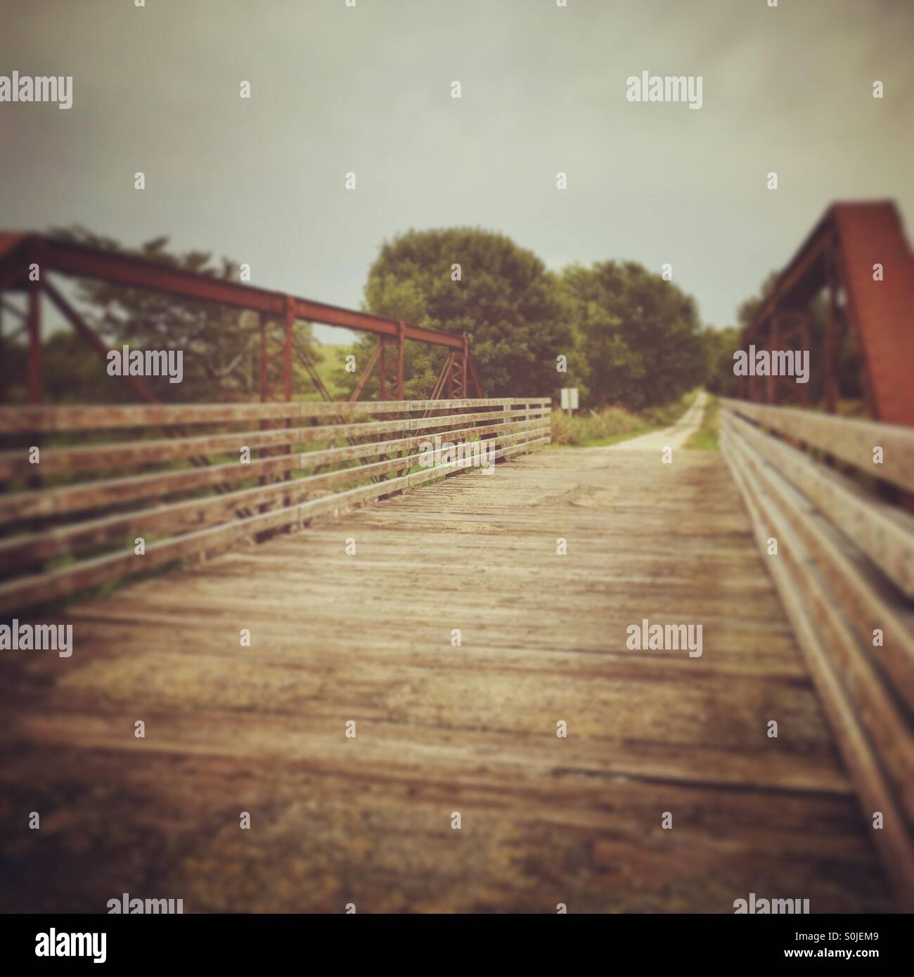 Bridge over Water Stock Photo - Alamy