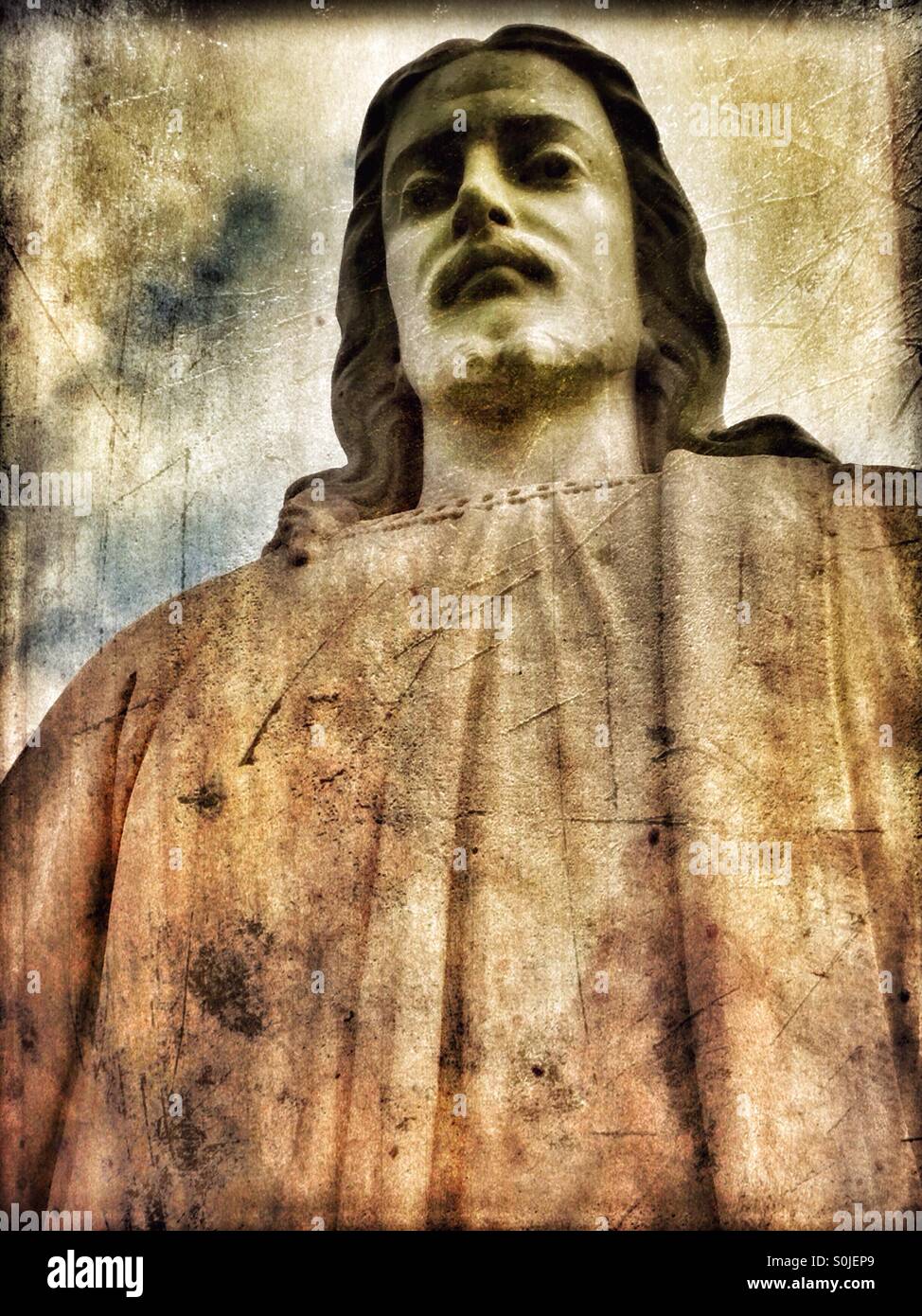 A Jesus statue Stock Photo - Alamy