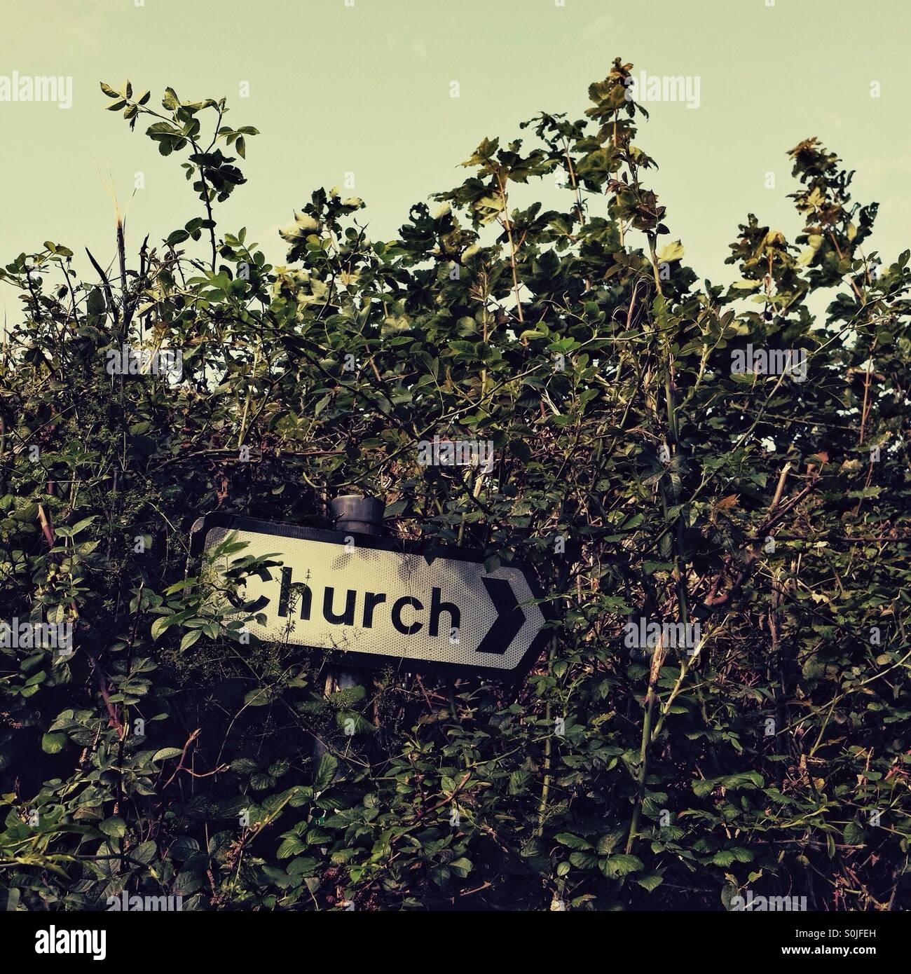 Half hidden sign hi-res stock photography and images - Alamy