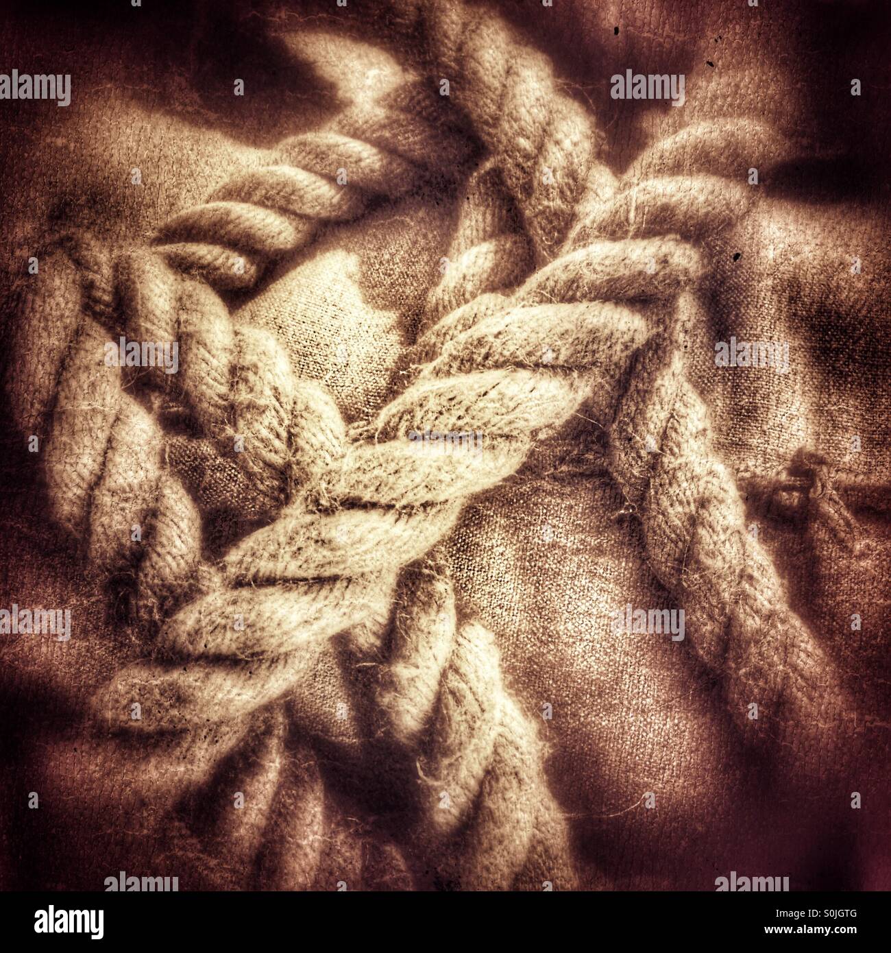 Old ropes hi-res stock photography and images - Alamy