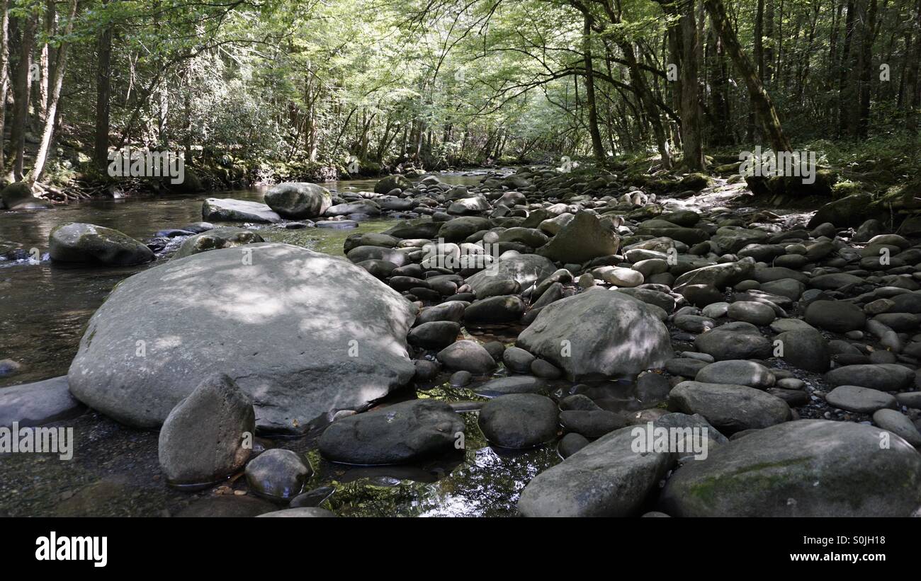 Rocks & river Stock Photo - Alamy