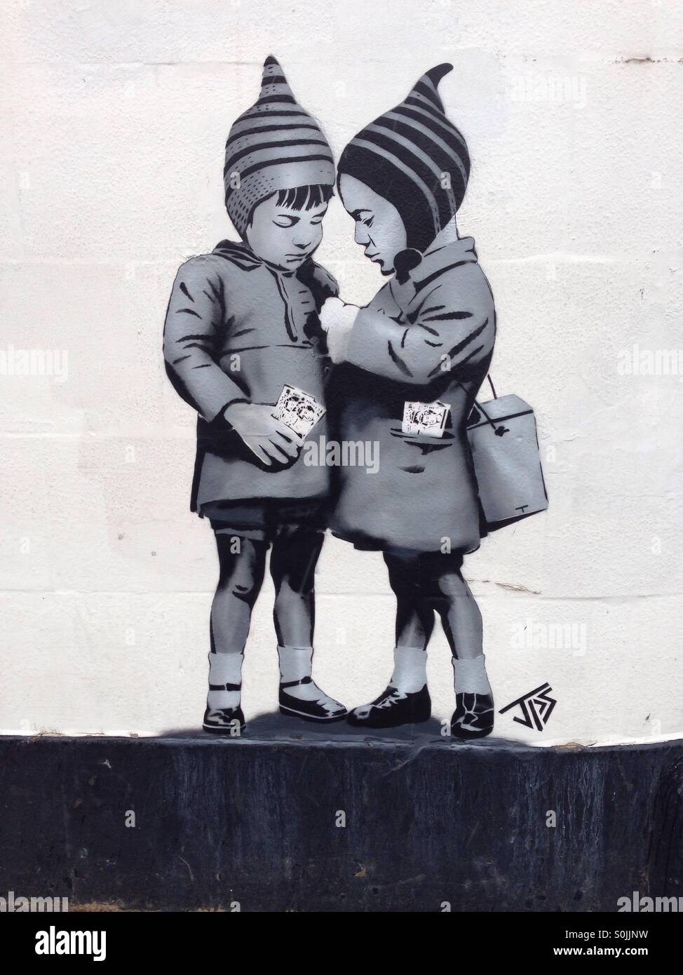 JPS Wall Art Stock Photo - Alamy