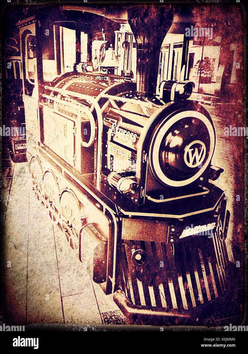 Replica steam train hi-res stock photography and images - Alamy