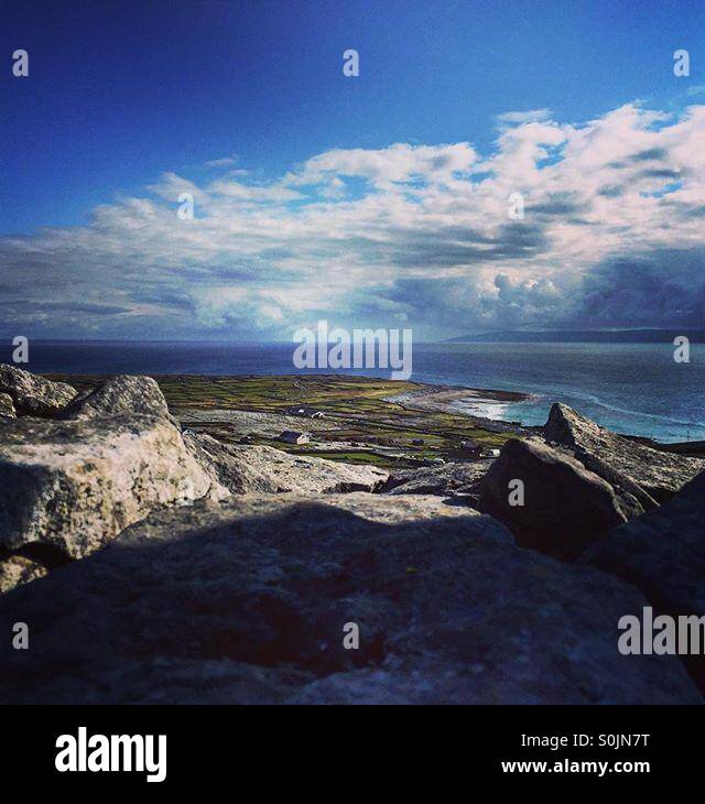 Inishmaan at the top Stock Photo - Alamy