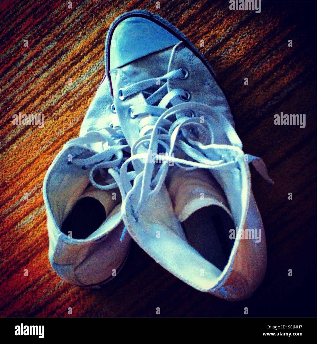 Shoes top view Stock Photo - Alamy