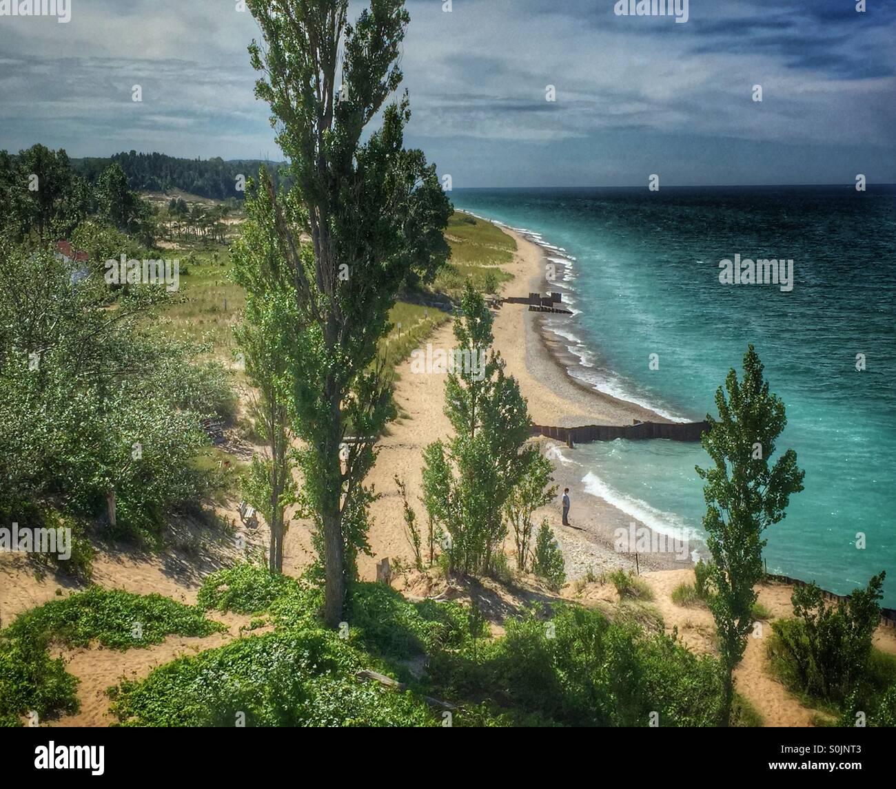 Lake michigan beach hi-res stock photography and images - Alamy
