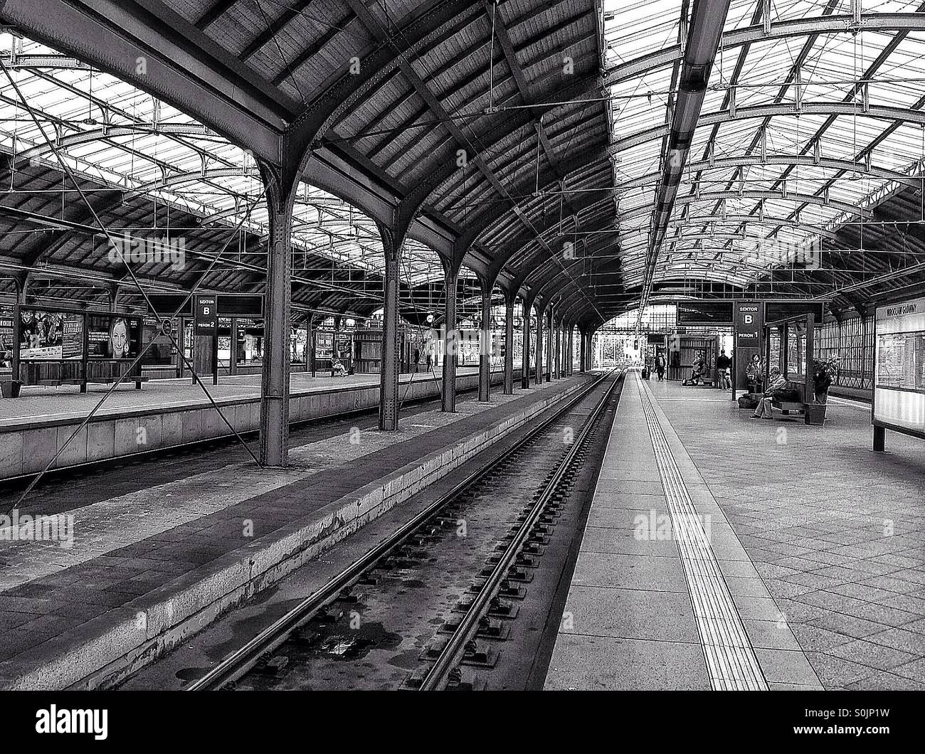 Train Station Wroclaw Glowny Stock Photo - Alamy