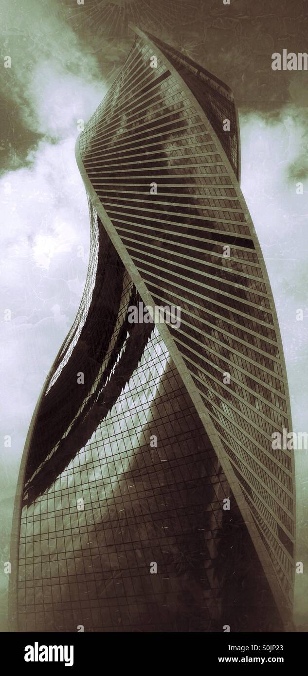 Evolution Tower in Moscow Stock Photo - Alamy