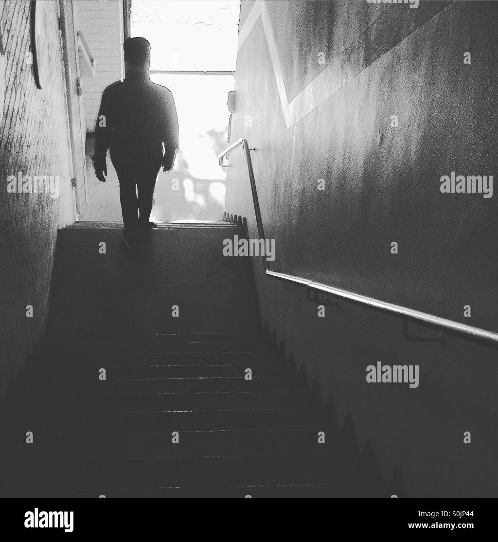 Man silhouette hi-res stock photography and images - Alamy