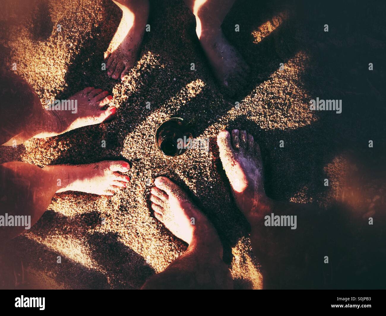 Female feet on sandy hi-res stock photography and images - Alamy