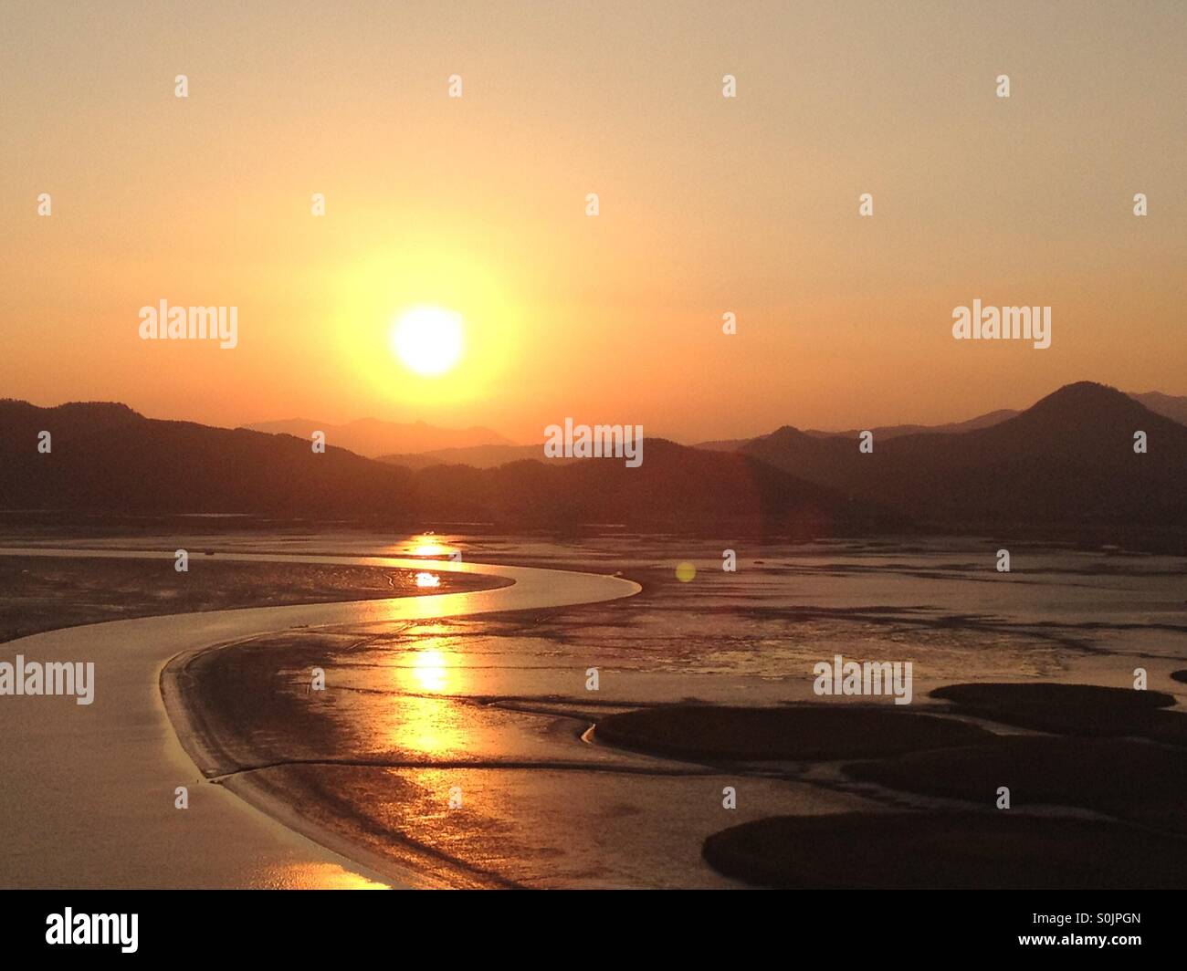 Wetland sunset hi-res stock photography and images - Alamy