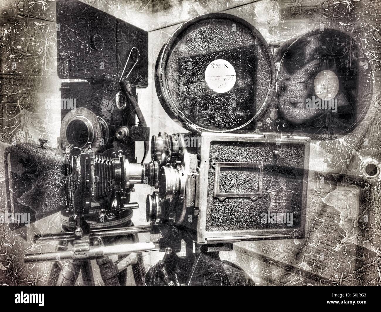 Vintage film reels hi-res stock photography and images - Alamy