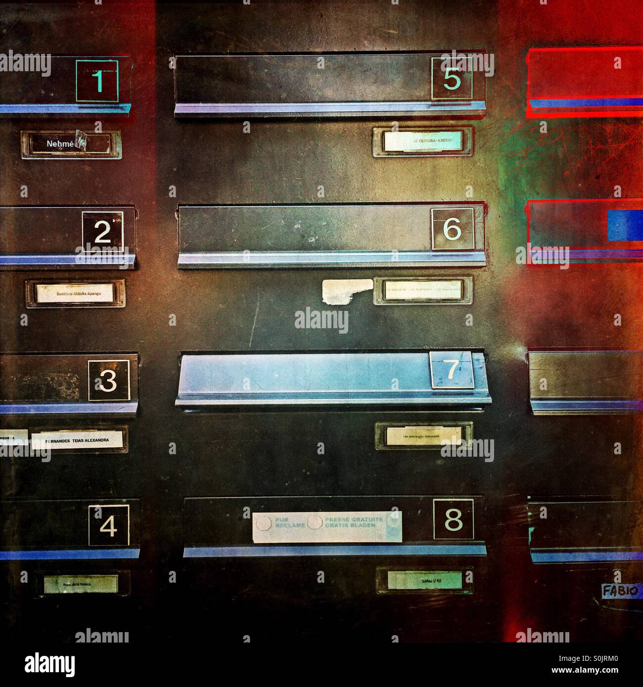 3 letterboxes hi-res stock photography and images - Alamy