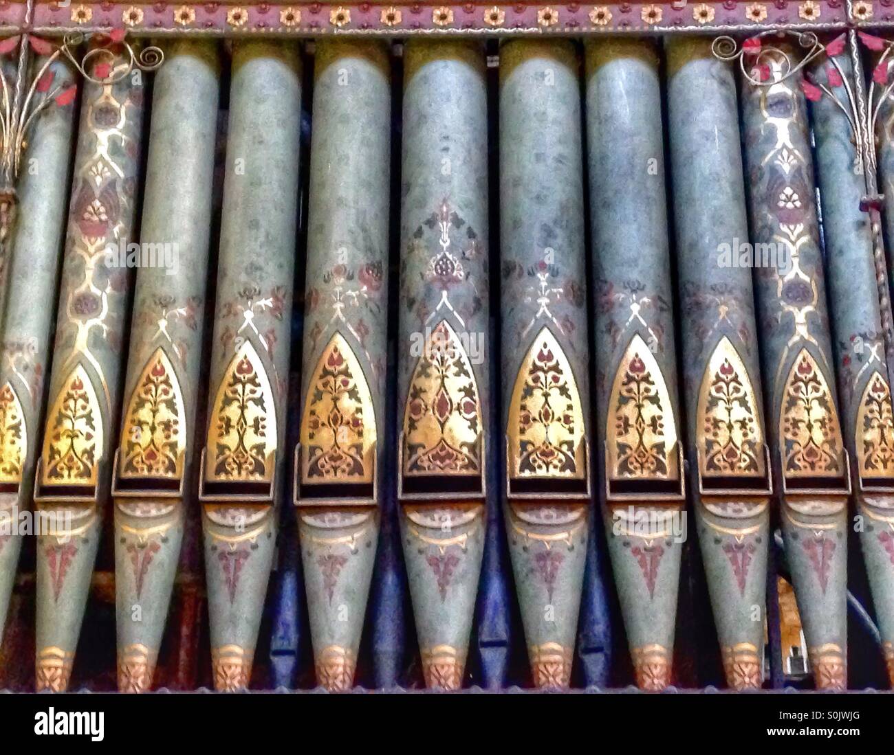 Organ pipes decorated hi-res stock photography and images - Alamy