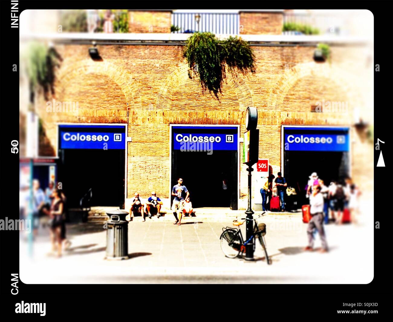 Colosseo underground station Rome Stock Photo - Alamy