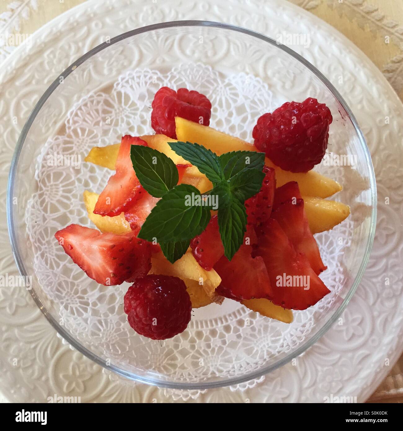 A fresh fruit bowl Stock Photo - Alamy