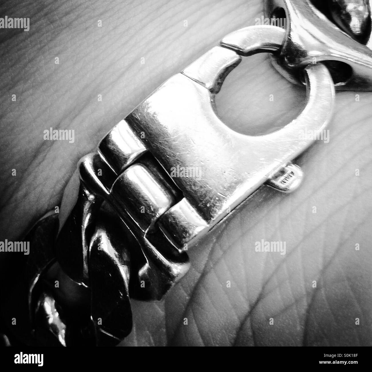 Silver bracelet hi-res stock photography and images - Alamy