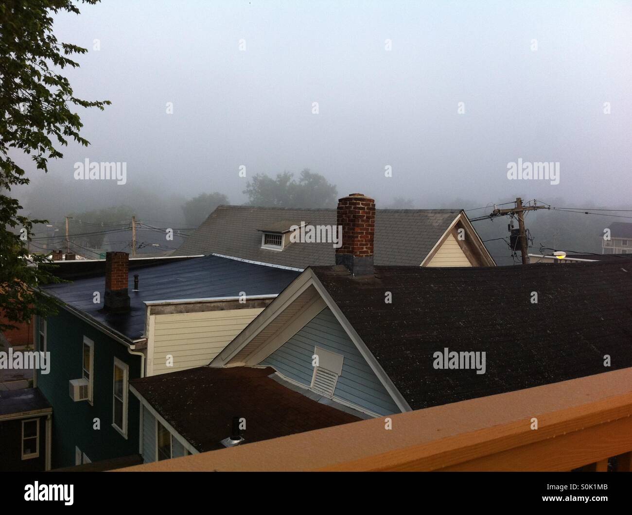 Rural rooftop chimney hi-res stock photography and images - Alamy