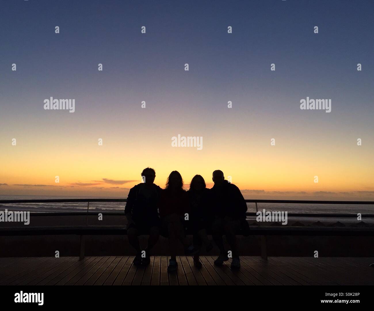 Silhouettes at sunset hi-res stock photography and images - Alamy