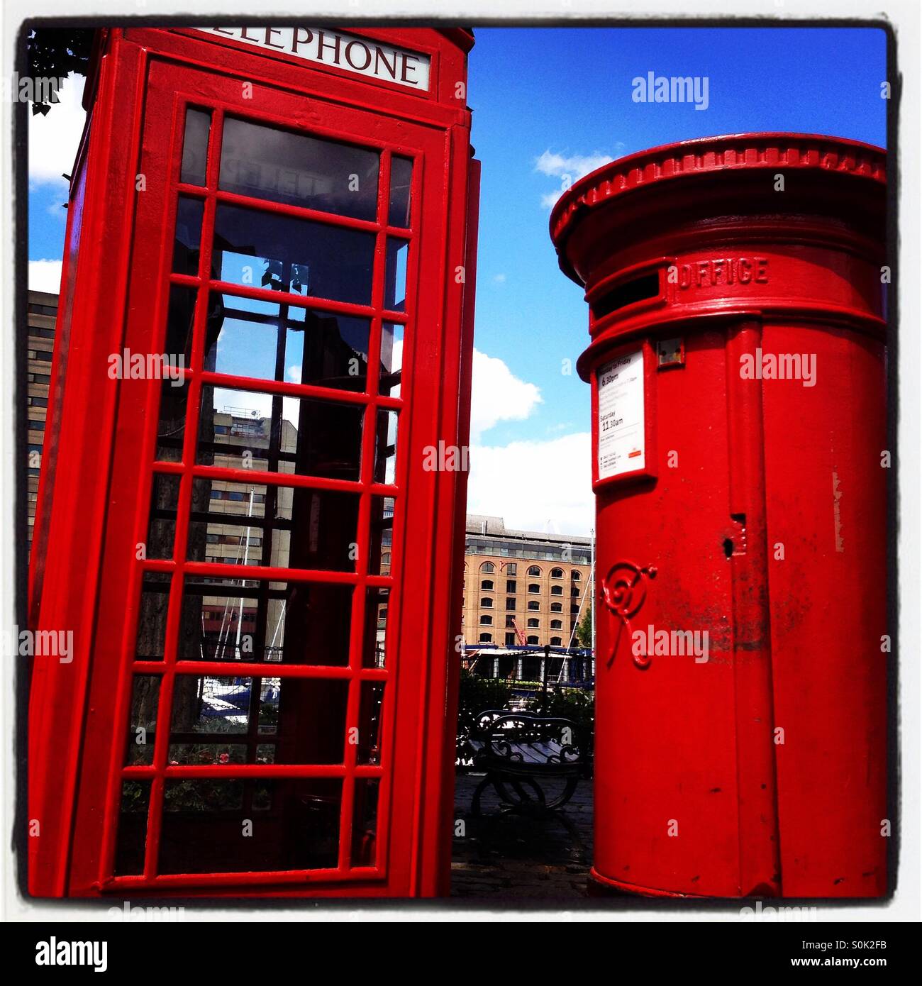 British pillar box hi-res stock photography and images - Alamy