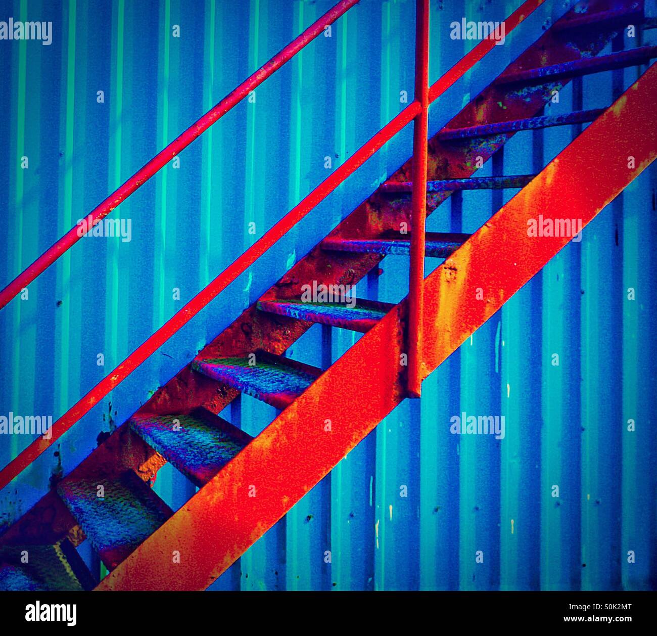 Stairs rise staircase up steps hi-res stock photography and images - Alamy