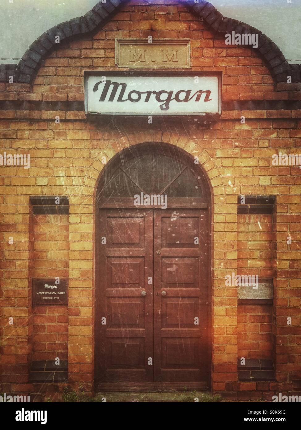 Morgan factory. Makvern UK Stock Photo - Alamy