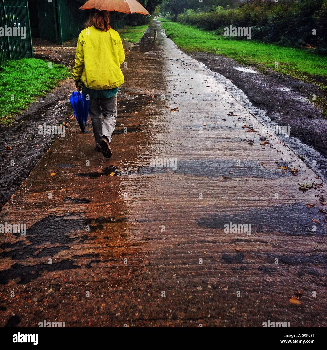 Wet weather walk hi-res stock photography and images - Alamy
