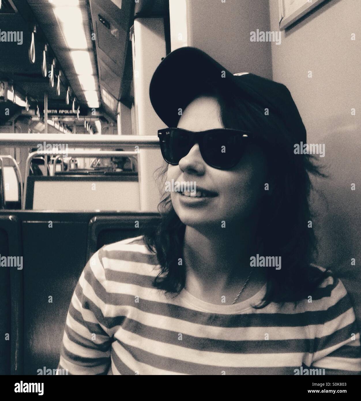 On the Metro Stock Photo - Alamy