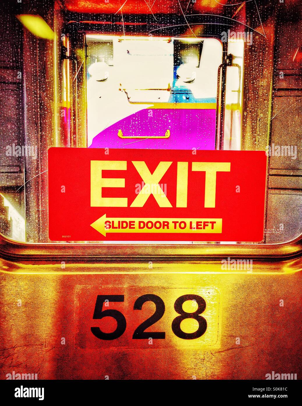 Exit. Stage left Stock Photo - Alamy