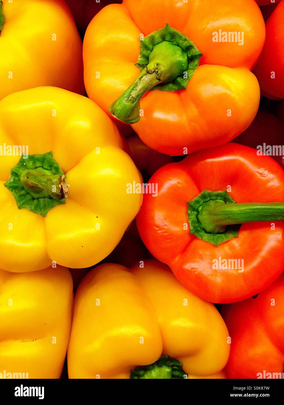 Orange sweet peppers hi-res stock photography and images - Alamy