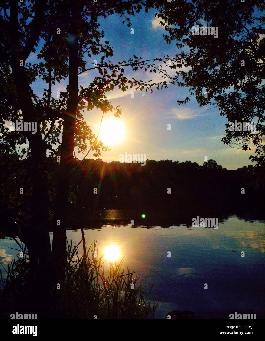 Just before sunset Stock Photo - Alamy